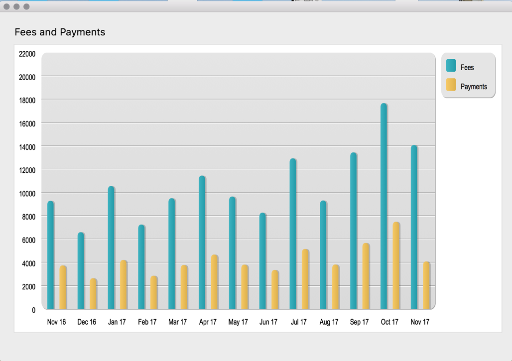 Financial Summary Graph - ShrinkRapt™, Manages Your Practice, Maintains ...